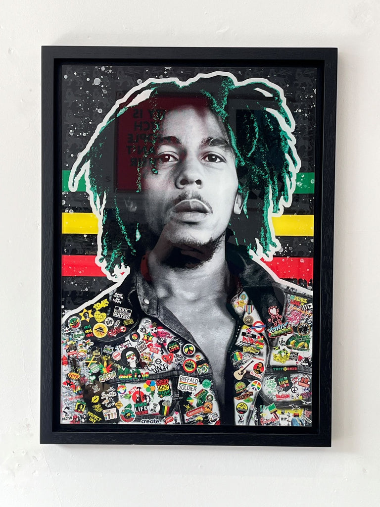 The Postman - Bob Marley (A2 / A1 Framed Acrylic) – Prescription Art
