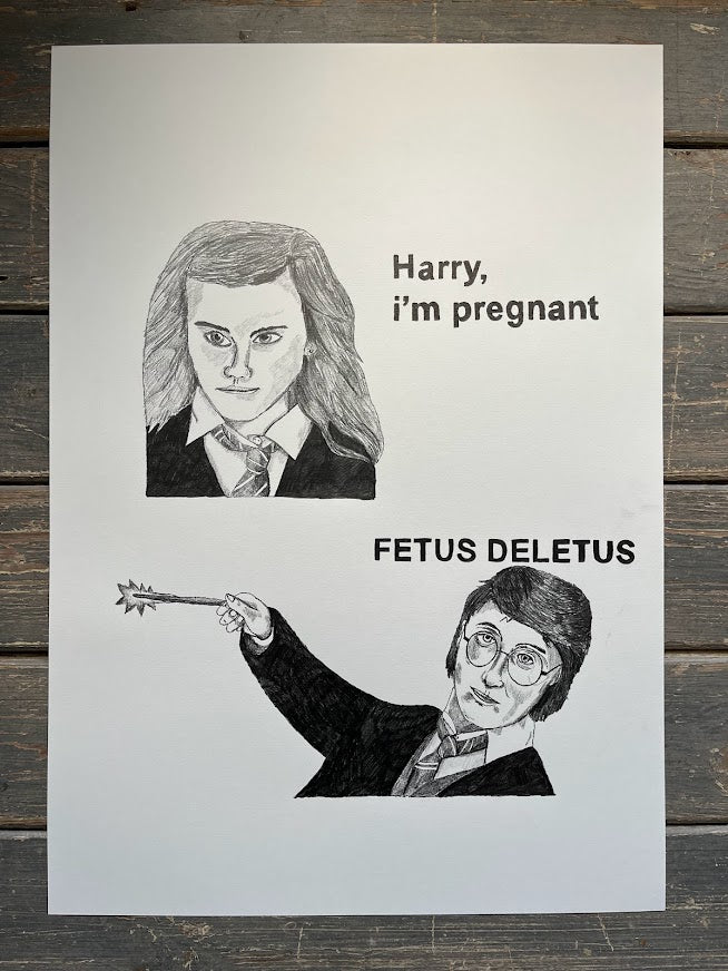 Listen04 - Fetus Deletus (A2 Original) – Prescription Art